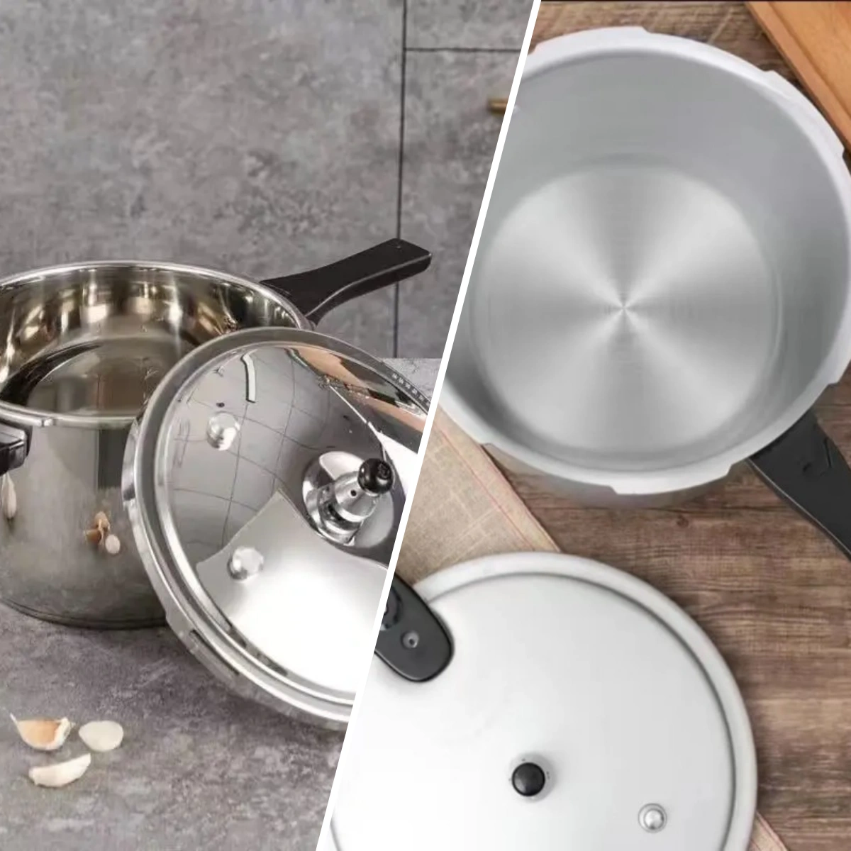 Aluminum Pressure Cooker Vs Stainless Steel Pressure Cooker
